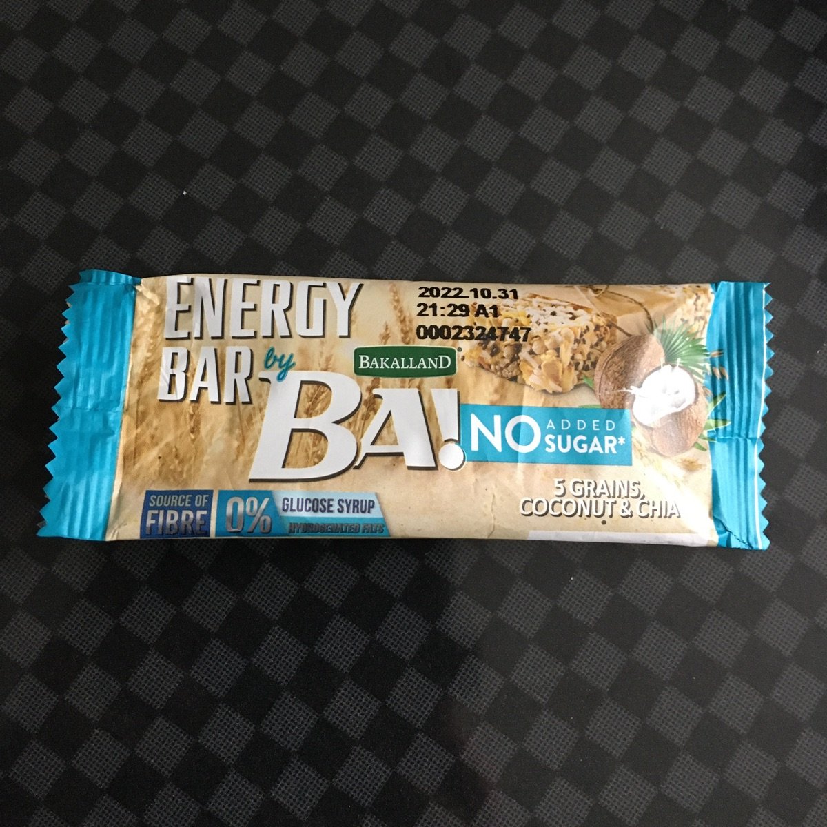 BA! Energy Bar: 5 Grains, Coconut And Chia from Bakalland - Vegan ...