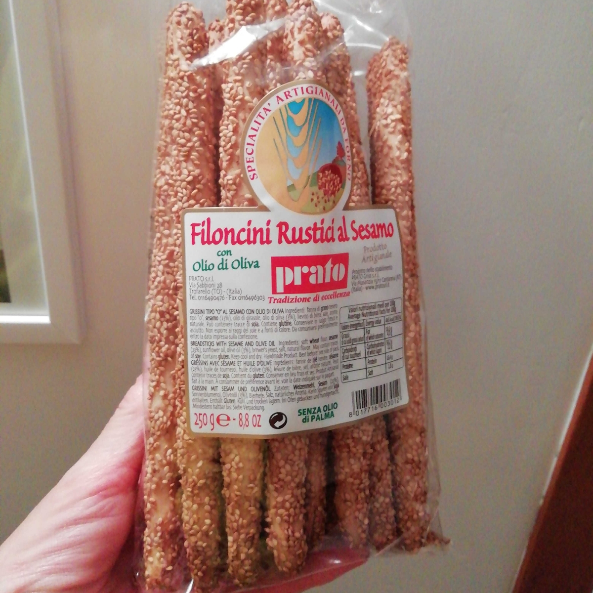 Filoncini Rustici al Sesamo from Prato - Vegan Product Reviews ...