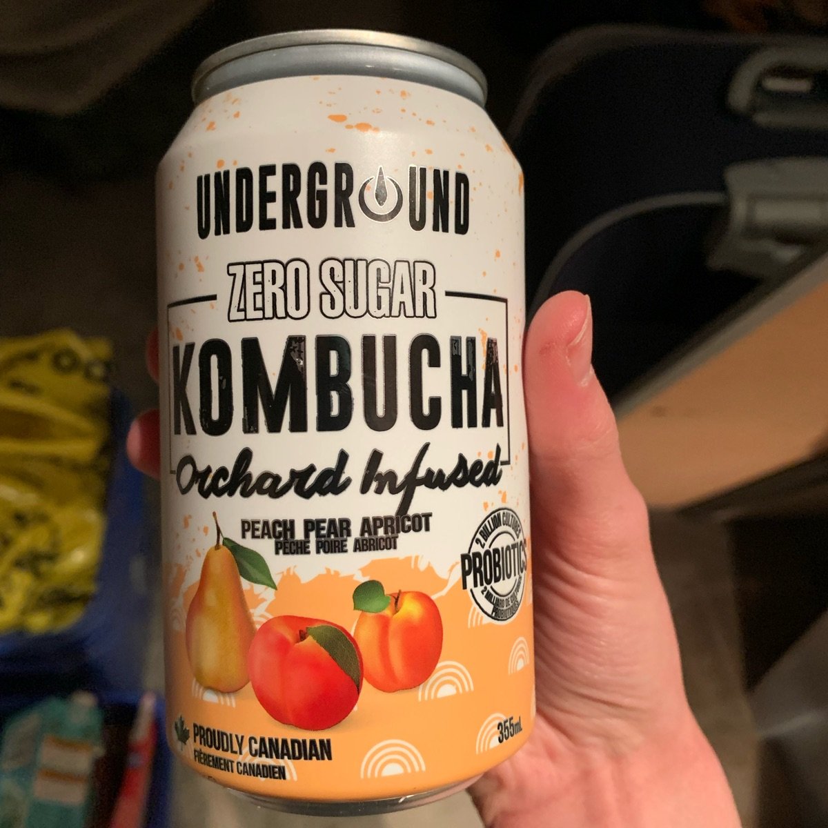 Peach Pear Apricot Kombucha from Underground - Vegan Product Reviews ...