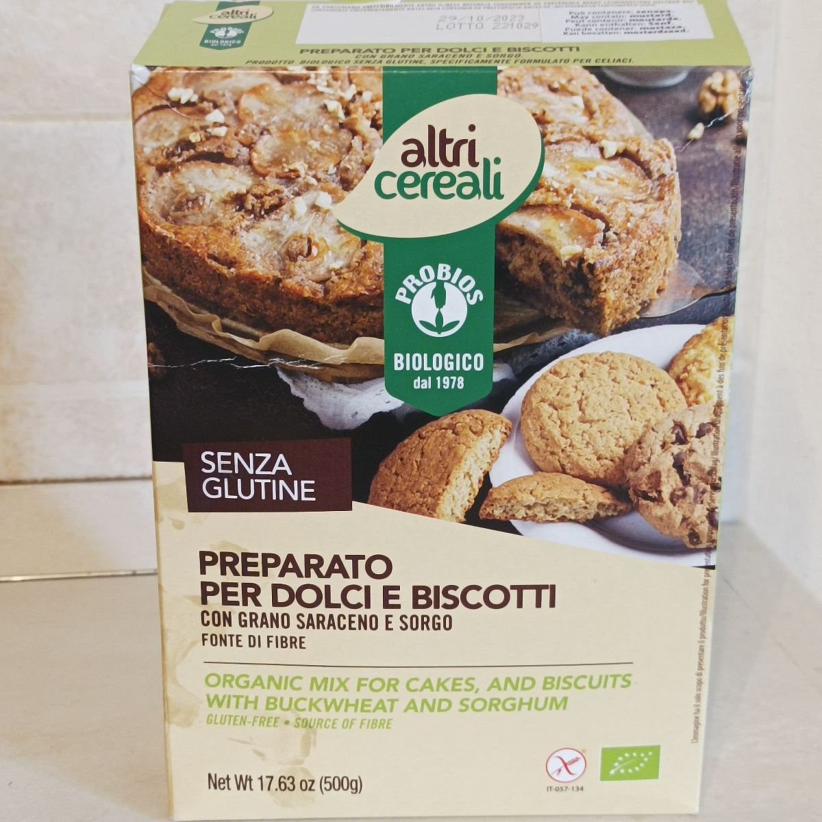 Preparato per Dolci e Biscotti from Probios - Vegan Product Reviews ...