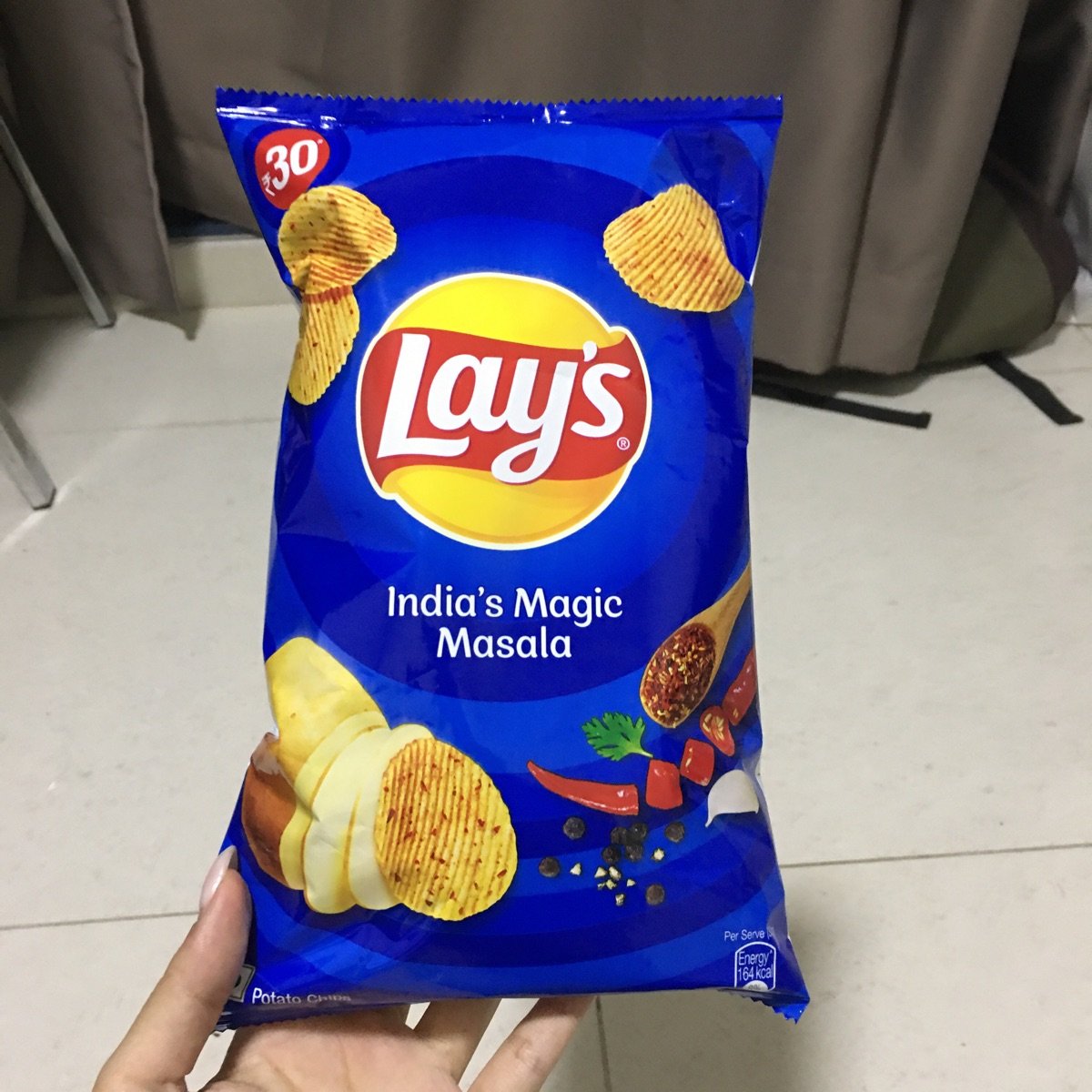 Potato Chips India’s Magic Masala Flavour from Lay's - Vegan Product Reviews & Ratings | abillion