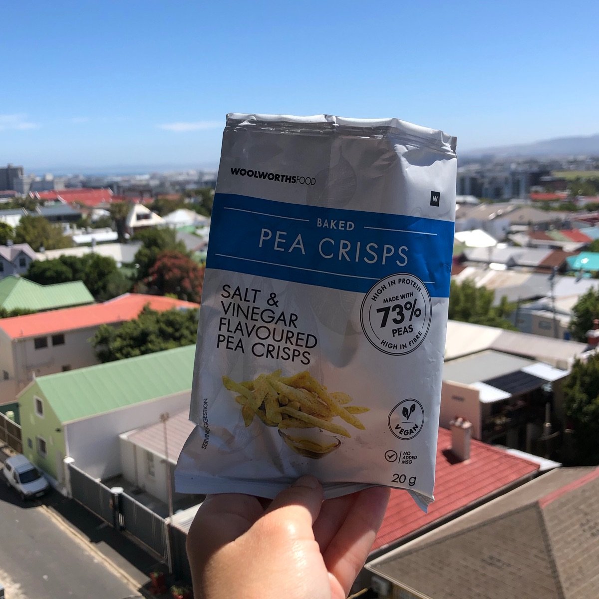 Baked Pea Crisps - Salt & Vinegar from Woolworths Food - Vegan Product ...