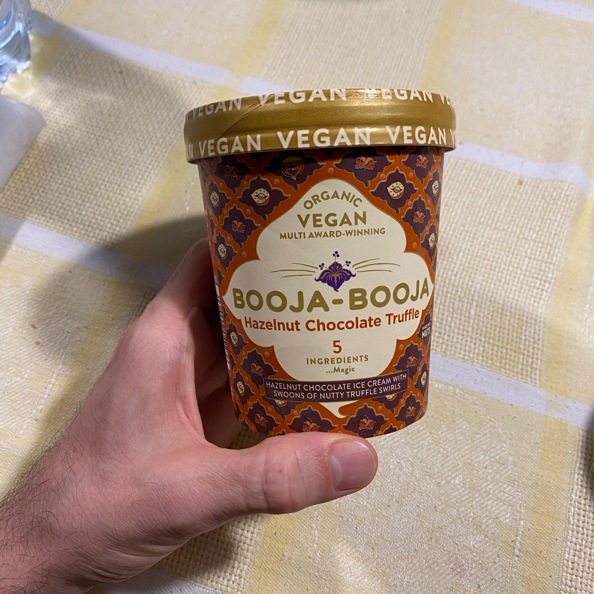Hazelnut chocolate truffle ice cream from Booja-Booja - Vegan Product ...