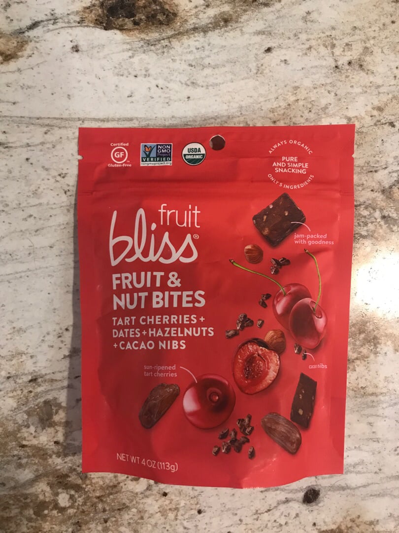 Fruit & Nut Bites Tart Cherries + Dates + Hazelnuts + Cacao Nibs from ...