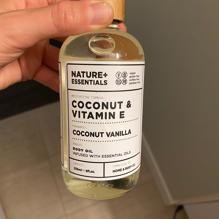 nature essentials coconut and vitamin E body oil Review | abillion