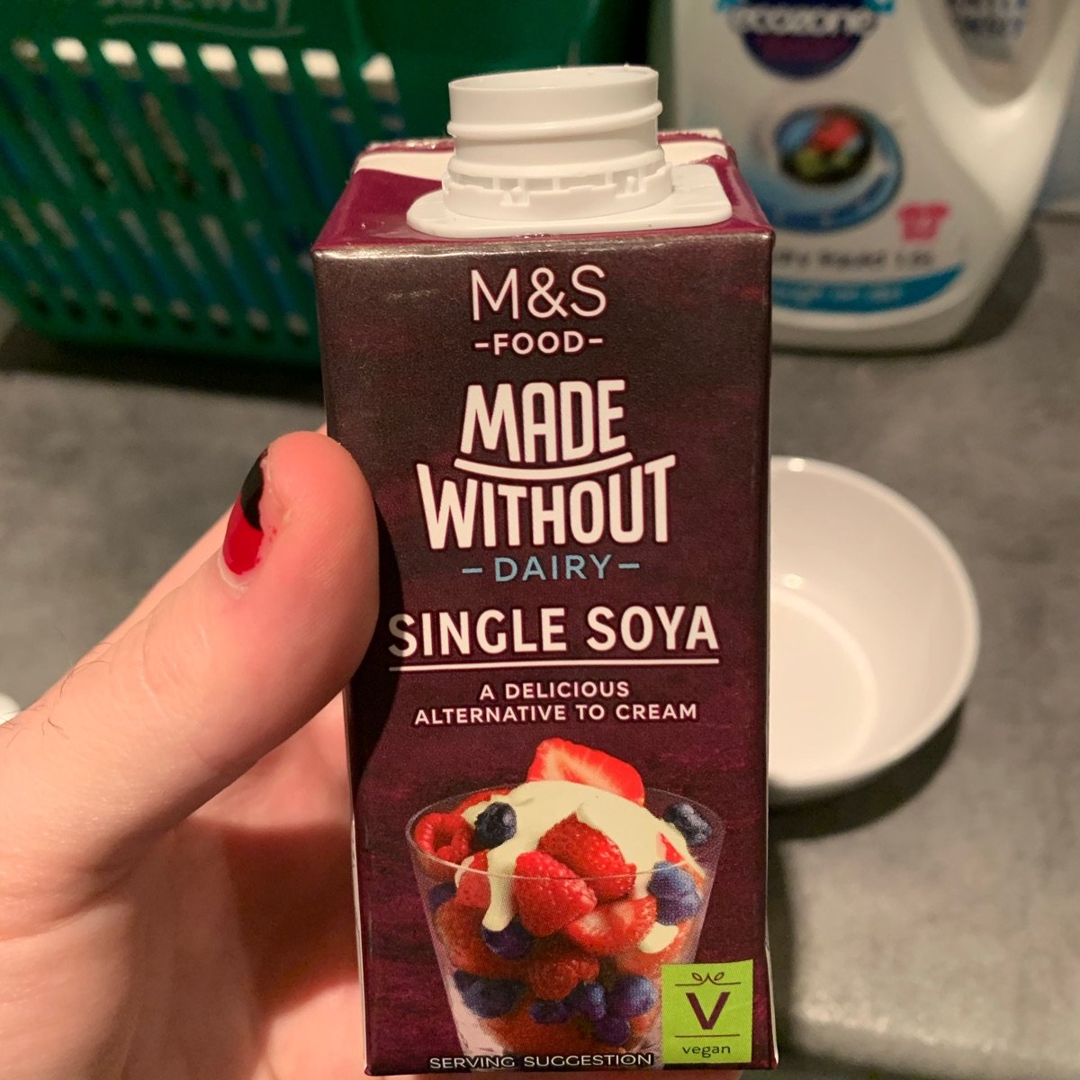 Made Without Dairy Single Soya Cream from Marks & Spencer Food (M&S ...