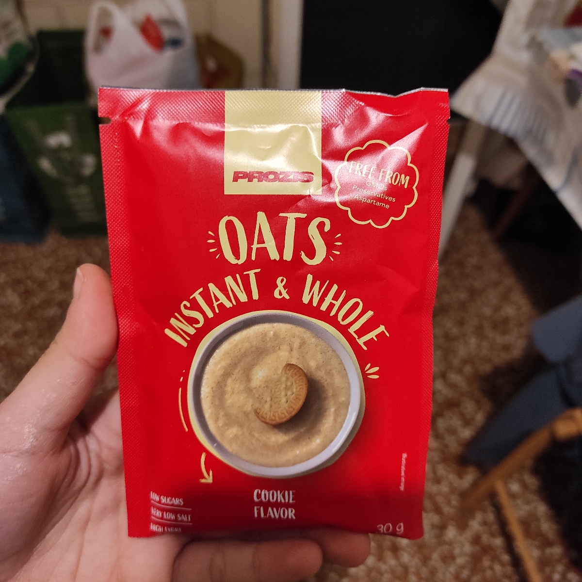 Prozis - Oats instant Cookie Flavour Review | abillion