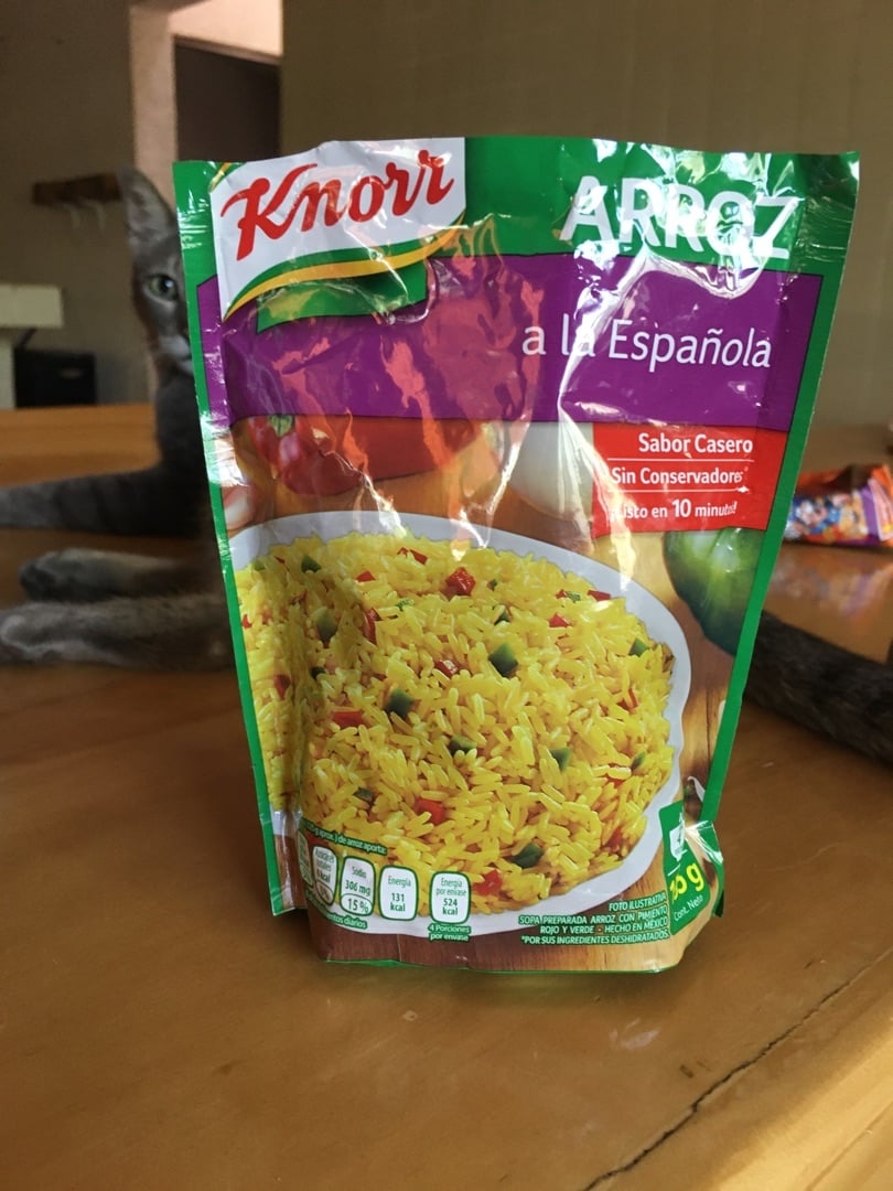 Arroz a la española instantáneo from Knorr - Vegan Product Reviews ...