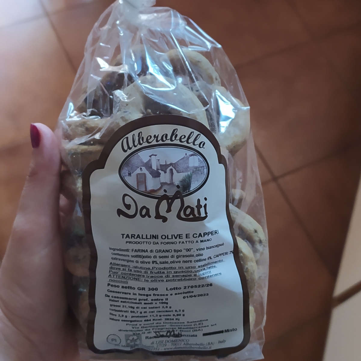 Taralli Olive E Capperi from alberobello da mati - Vegan Product ...
