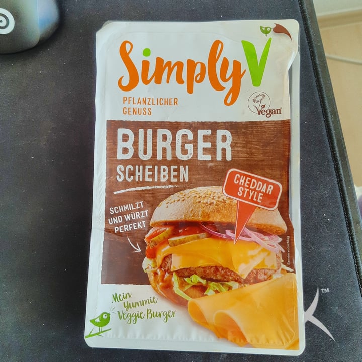 Simply V Burger Scheiben Cheddar Style Review | abillion
