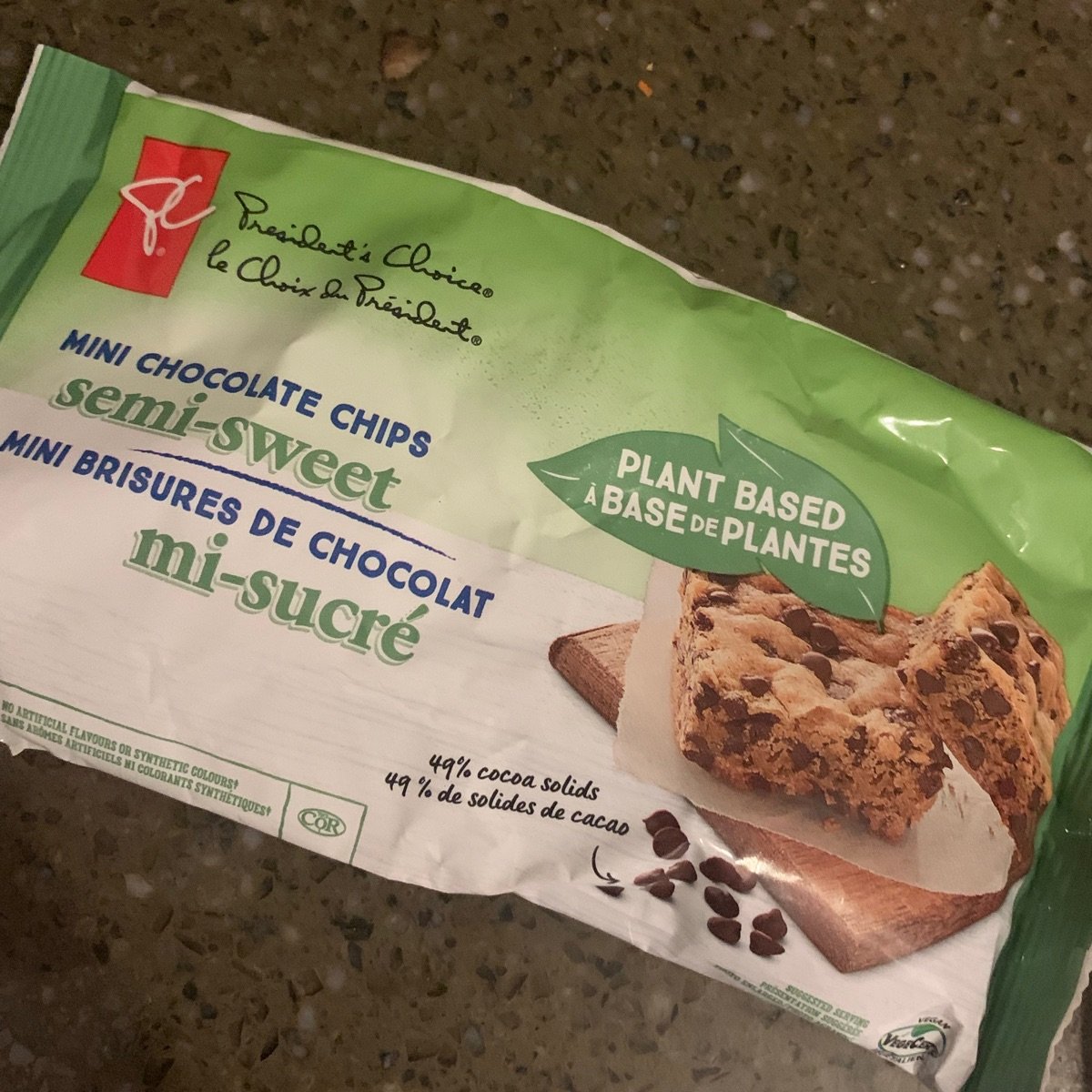 Plant based Mini chocolate chips from President's Choice - Vegan ...
