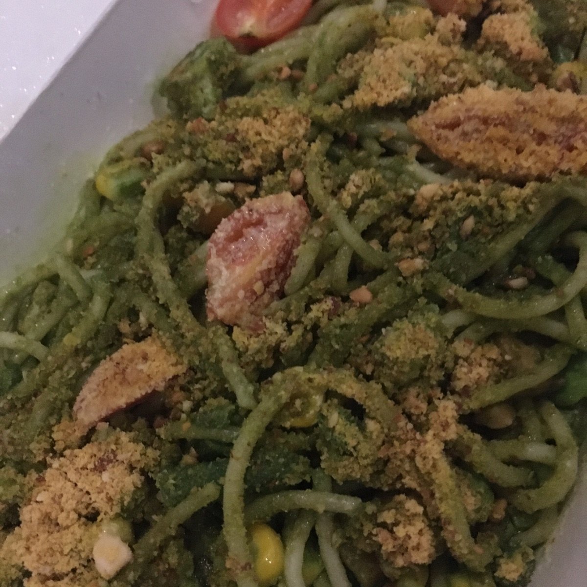 pesto spaghetti at The Sloth, Bali - Vegan Dish Reviews & Ratings ...