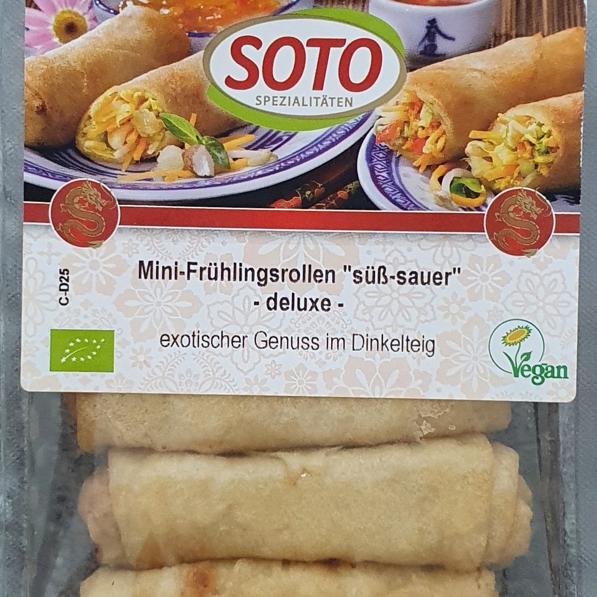 Mini-Frühlingsrollen Deluxe suß-sauer from Soto - Vegan Product Reviews ...