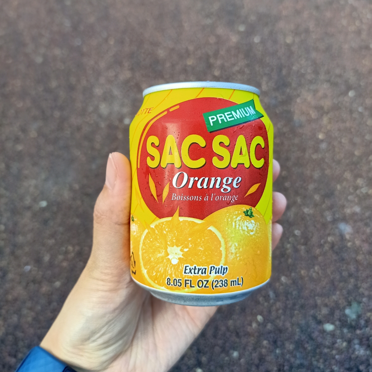 Sac Sac Orange Boissons à l'orange Extra Pulp from Lotte - Vegan Product Reviews & Ratings ...