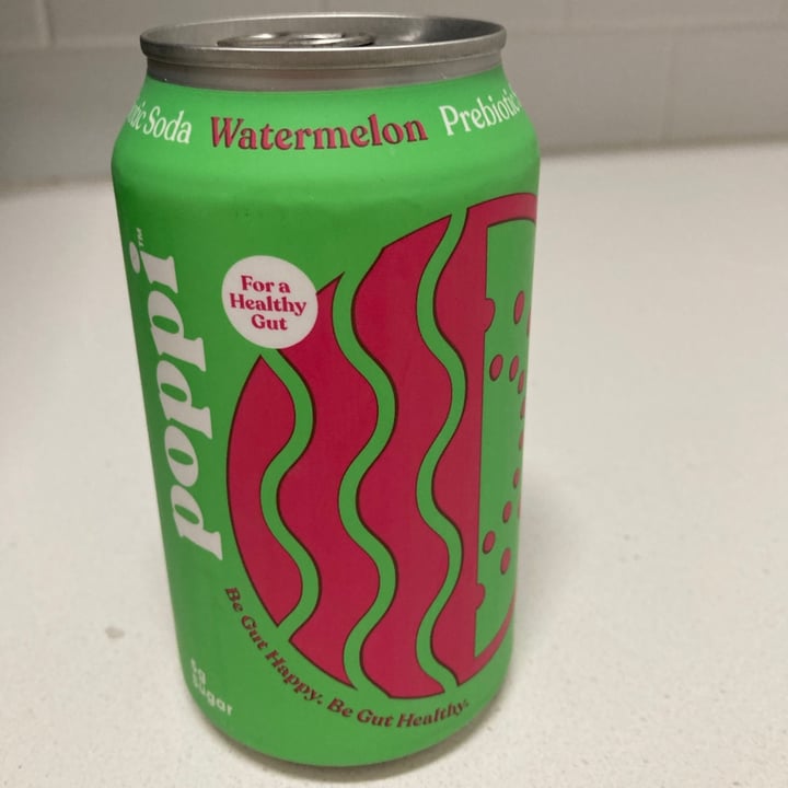 Poppi Watermelon prebiotic soda Review | abillion