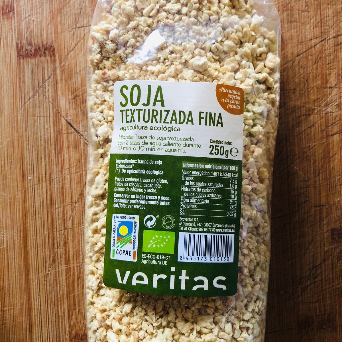 Soja texturizada fina from Veritas - Vegan Product Reviews & Ratings ...