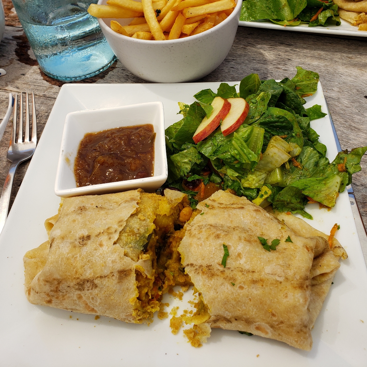Veggie Roti at Cooper Island Beach Club - Vegan Dish Reviews & Ratings ...