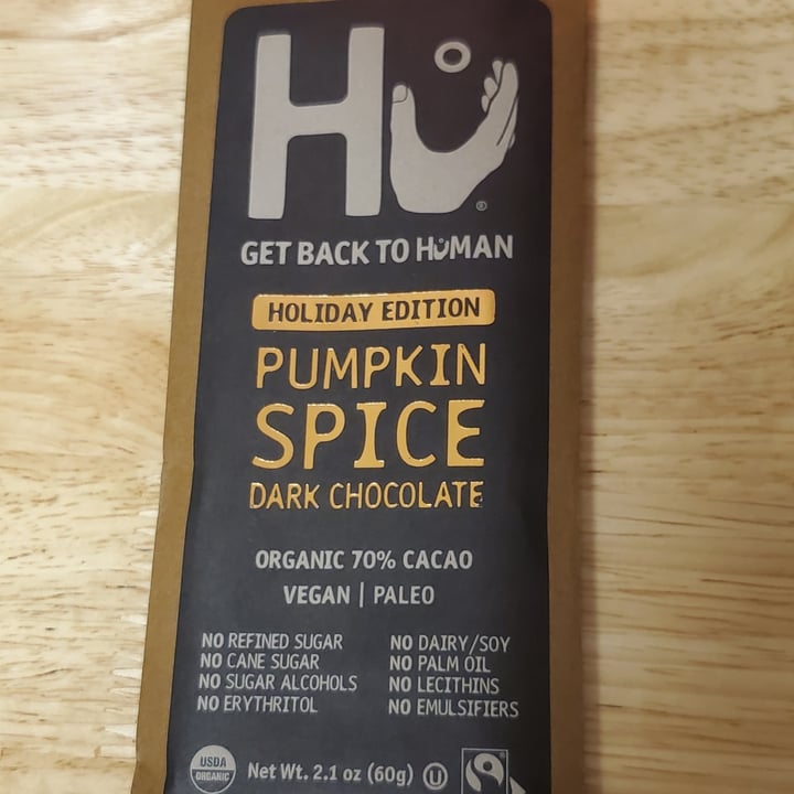 Hu Kitchen Pumpkin Spice Dark Chocolate Review | abillion