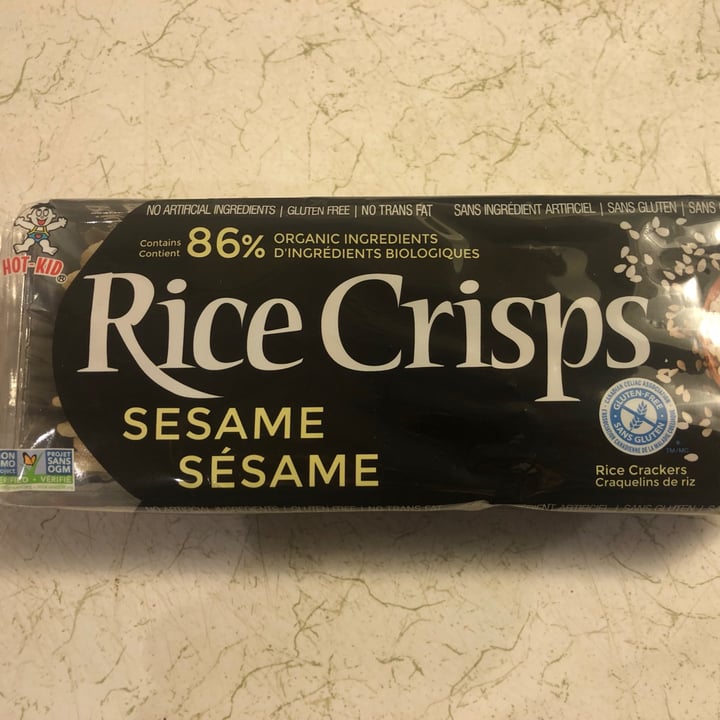Hot-Kid Sesame rice crisps Review | abillion