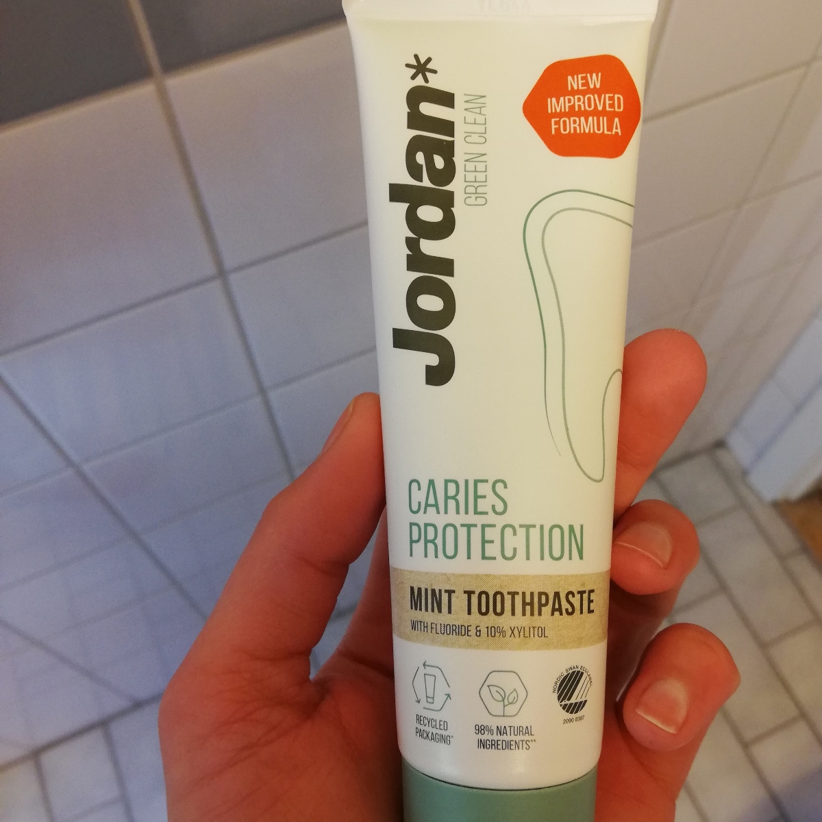 Green Clean Mint Toothpaste from Jordan - Vegan Product Reviews ...