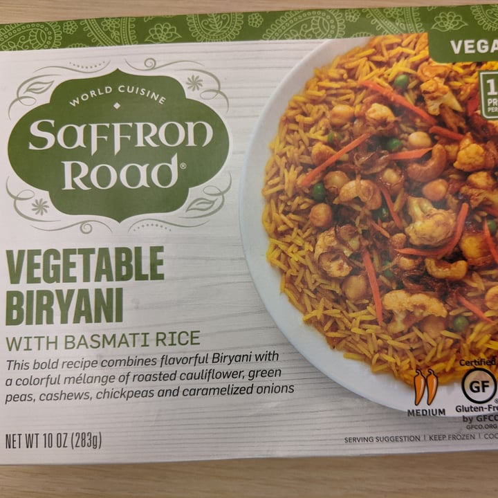 Saffron Road Saffron Road Vegetable Biryani Review | abillion