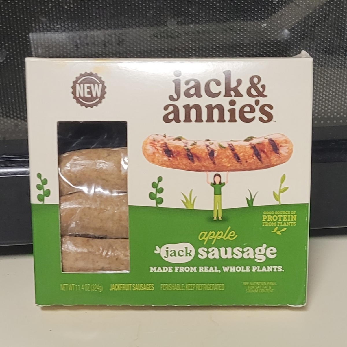 Apple jack sausage from Jack & Annie's - Vegan Product Reviews ...
