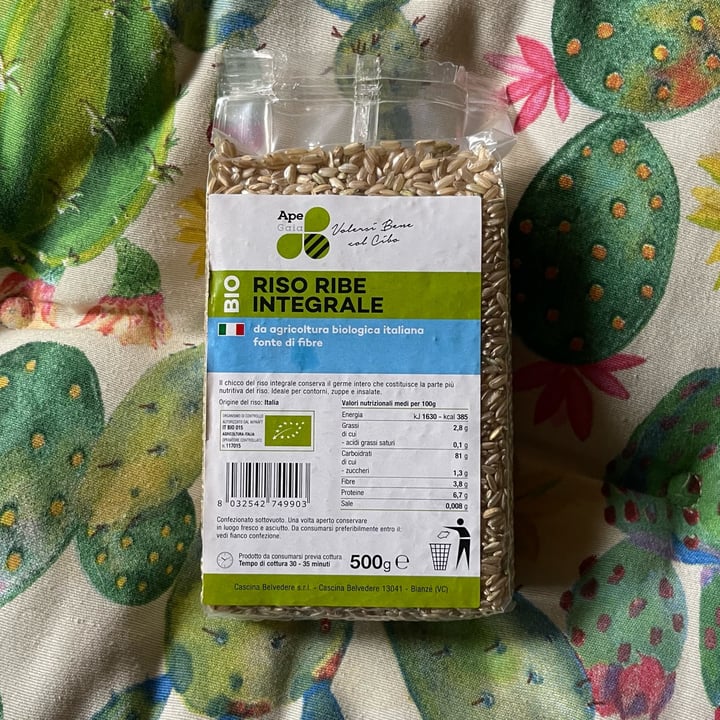 Ape gaia bio Riso ribe integrale Review | abillion