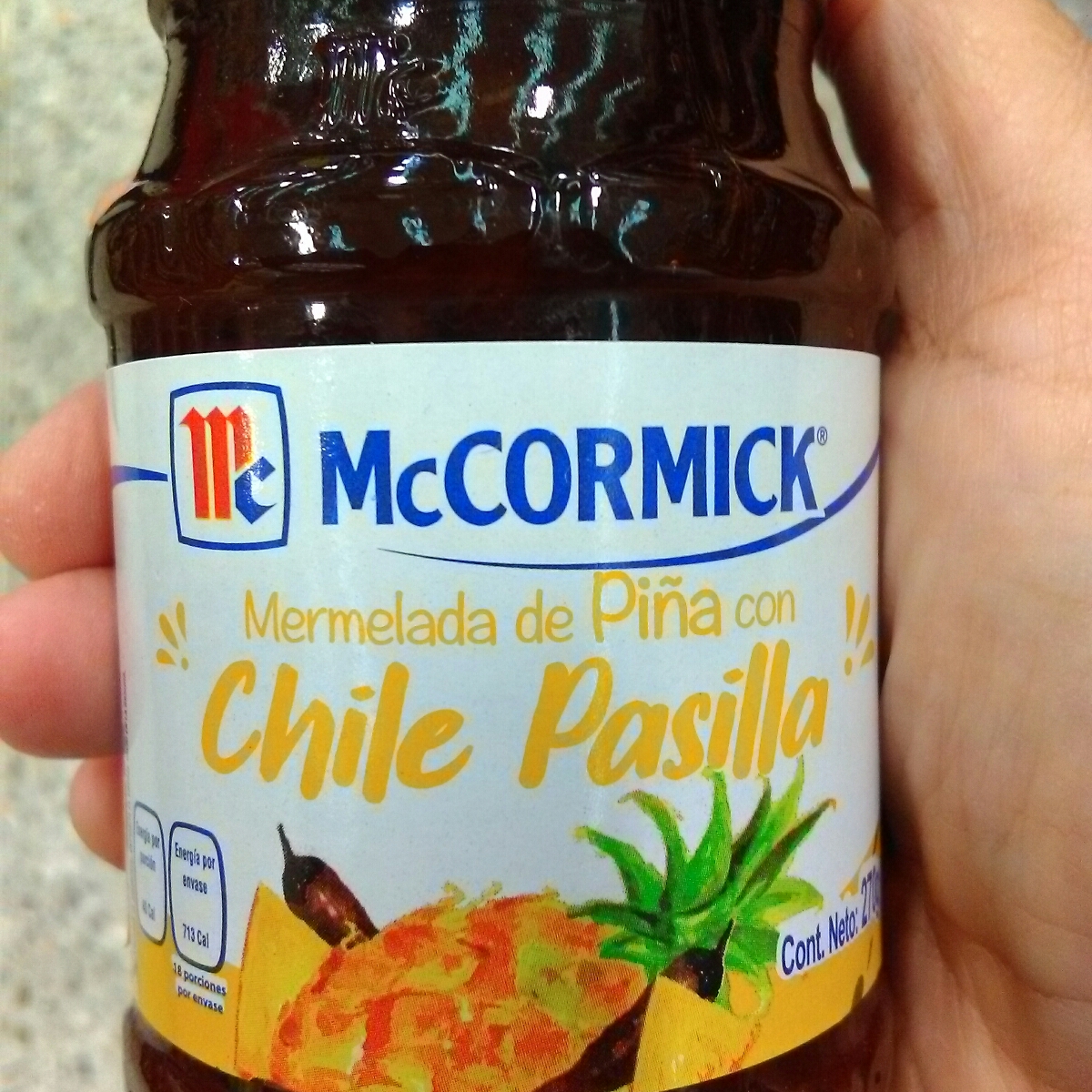 Mermelada de Piña con Chile Pasilla from McCormick - Vegan Product ...
