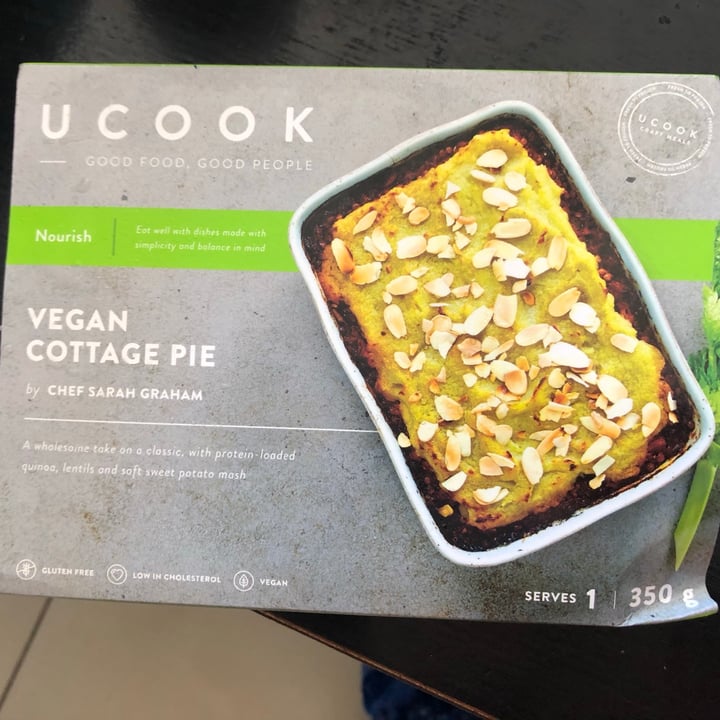 UCook SA Vegan cottage pie Review | abillion