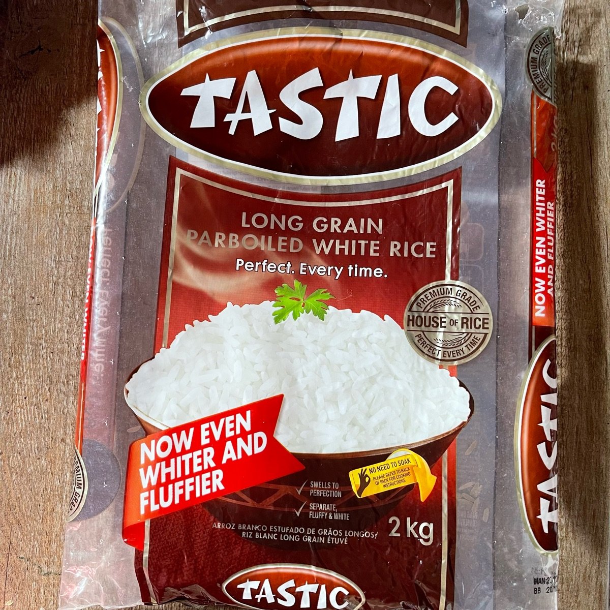 Tastic Long Grained Par Boiled White Rice Reviews | abillion