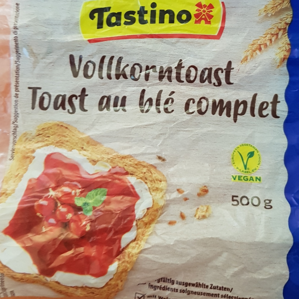 Toast au blé complet from Tastino - Vegan Product Reviews & Ratings ...