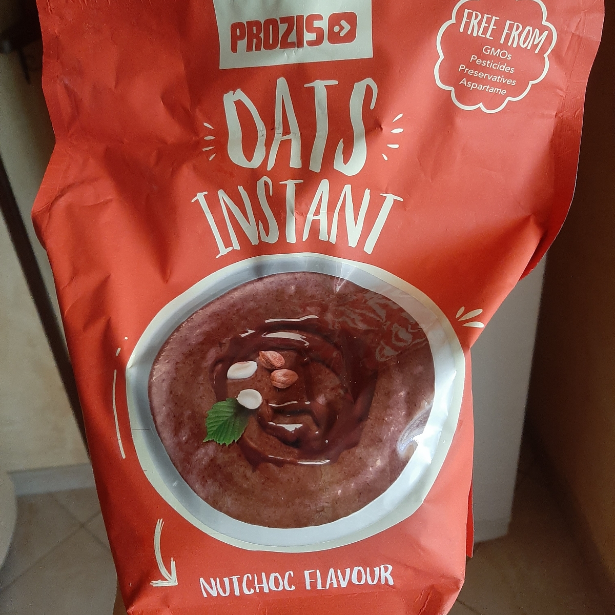 Oats Instant Nutchoc Flavour from Prozis - Vegan Product Reviews ...