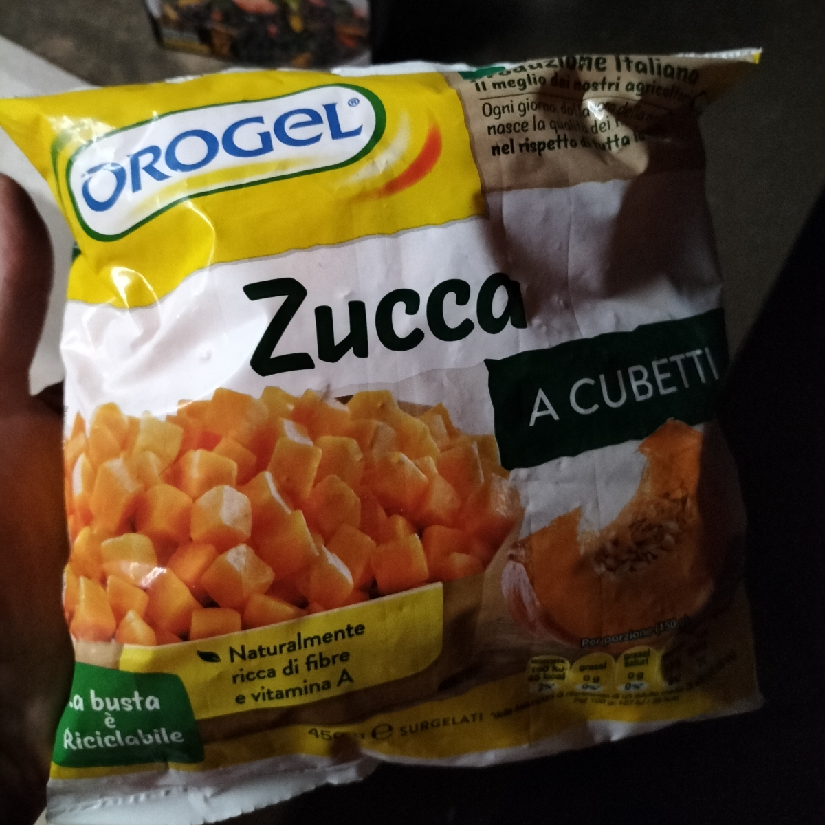 Zucca a cubetti from Orogel - Vegan Product Reviews & Ratings | abillion