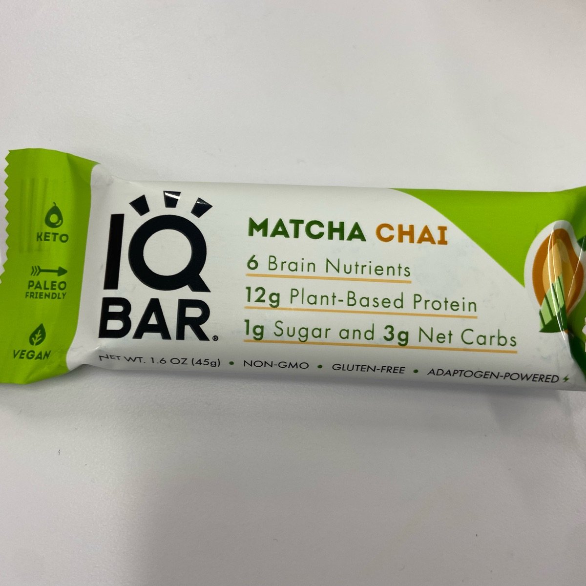 Matcha Chai from IQ Bar - Vegan Product Reviews & Ratings | abillion