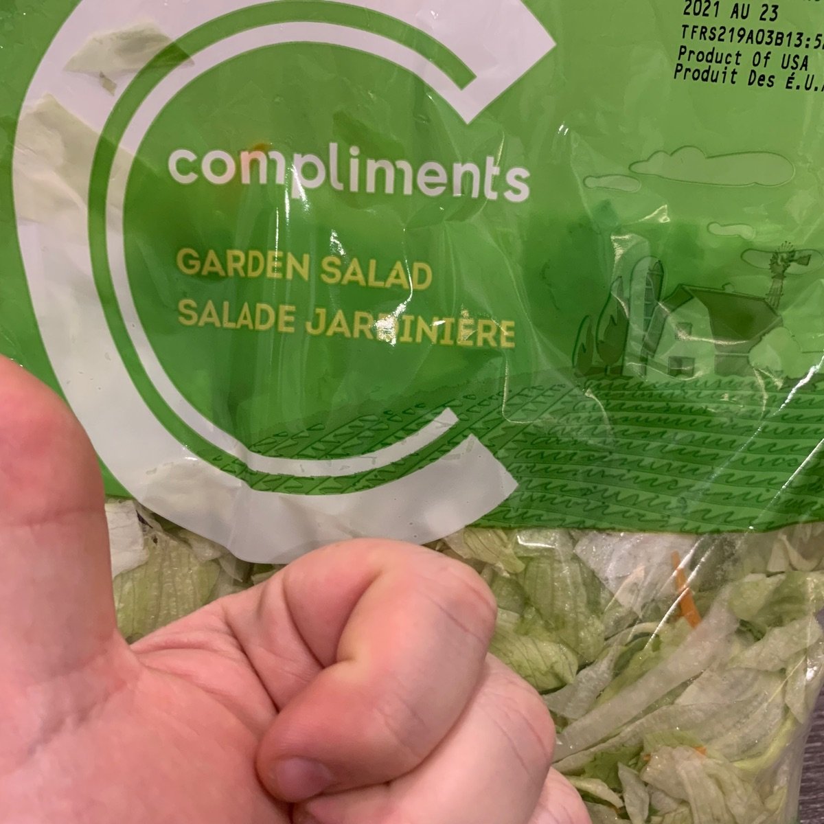 Garden Salad from Compliments - Vegan Product Reviews & Ratings | abillion