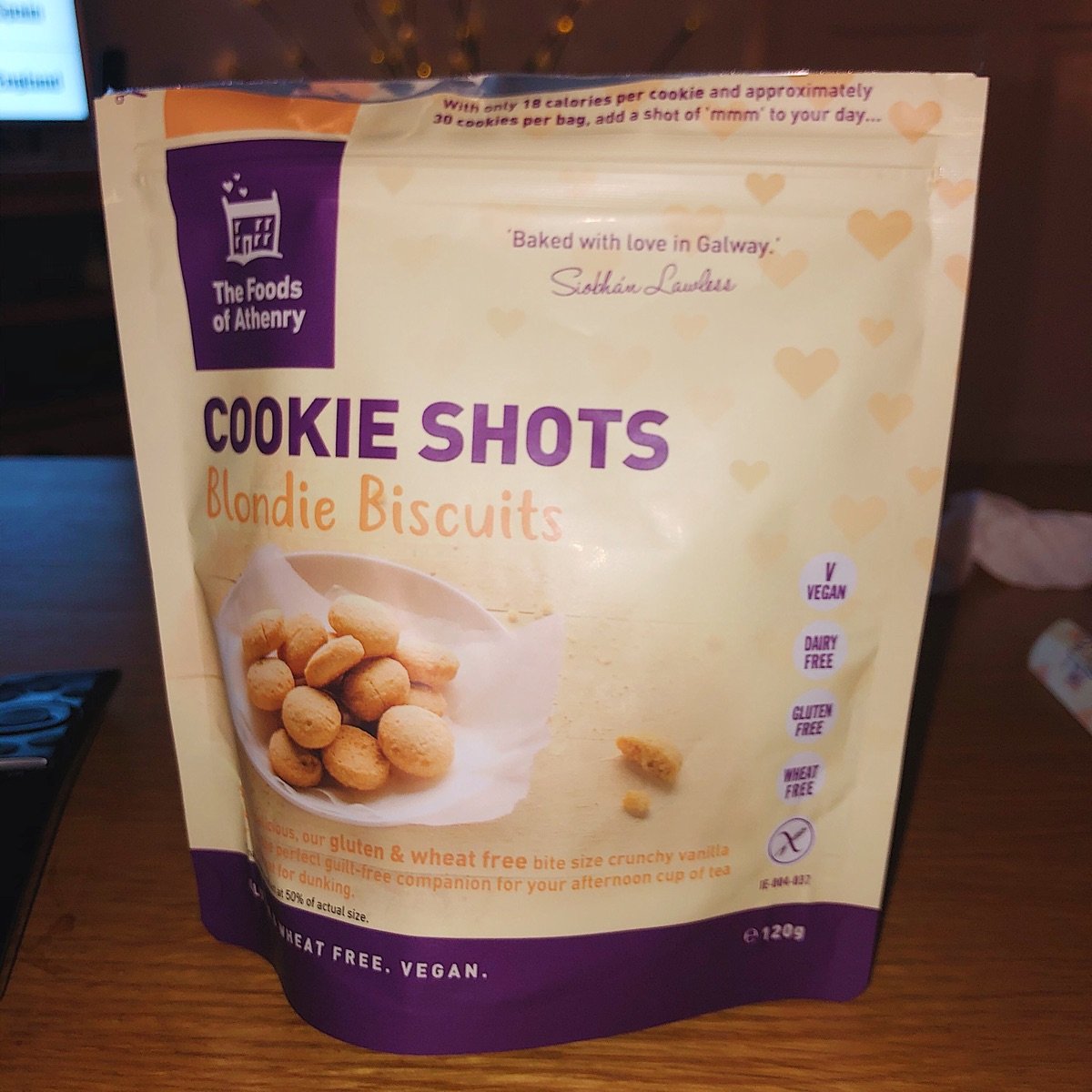 Cookie shots Blondie Biscuits from The foods of athenry - Vegan Product ...