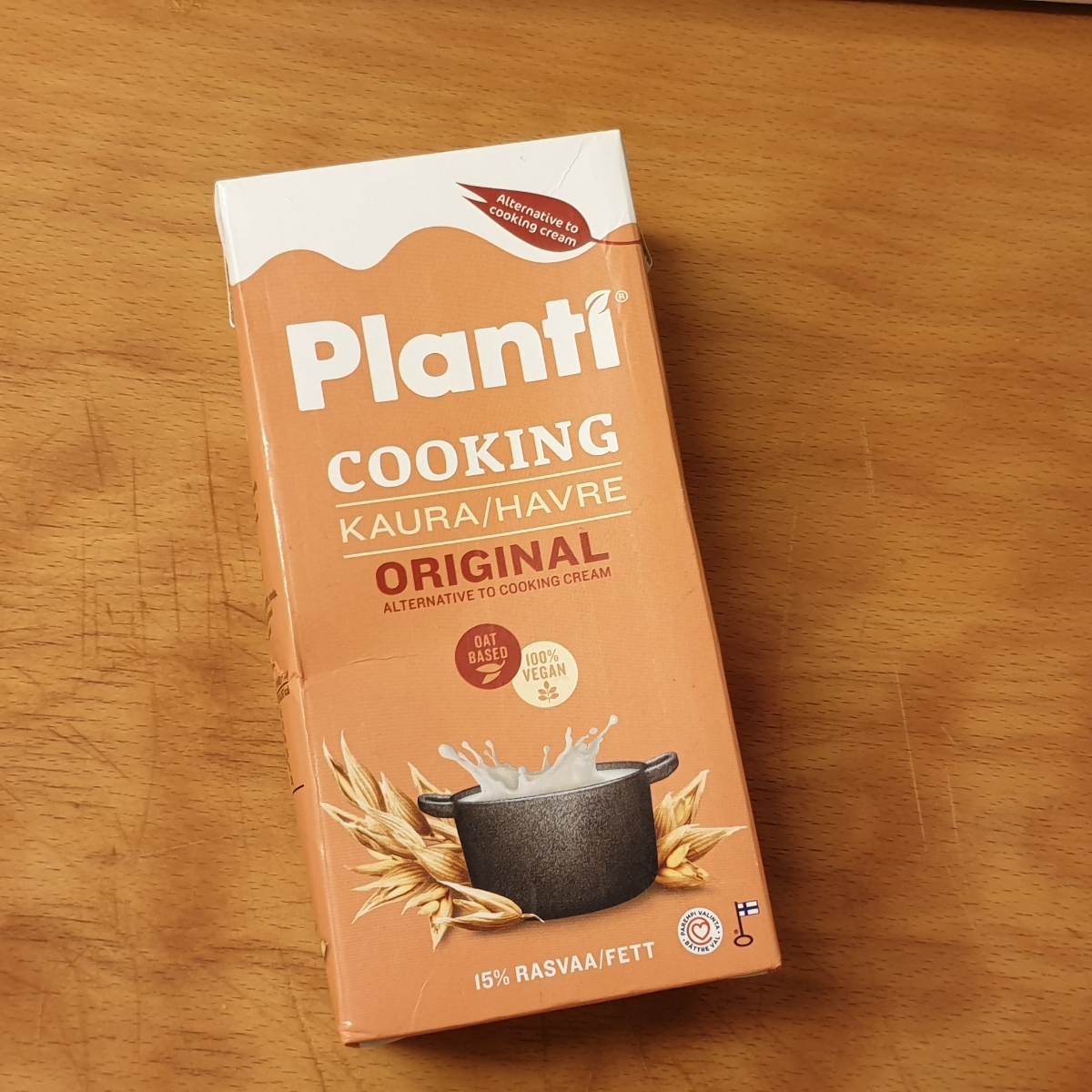 Cooking cream from Planti - Vegan Product Reviews & Ratings | abillion