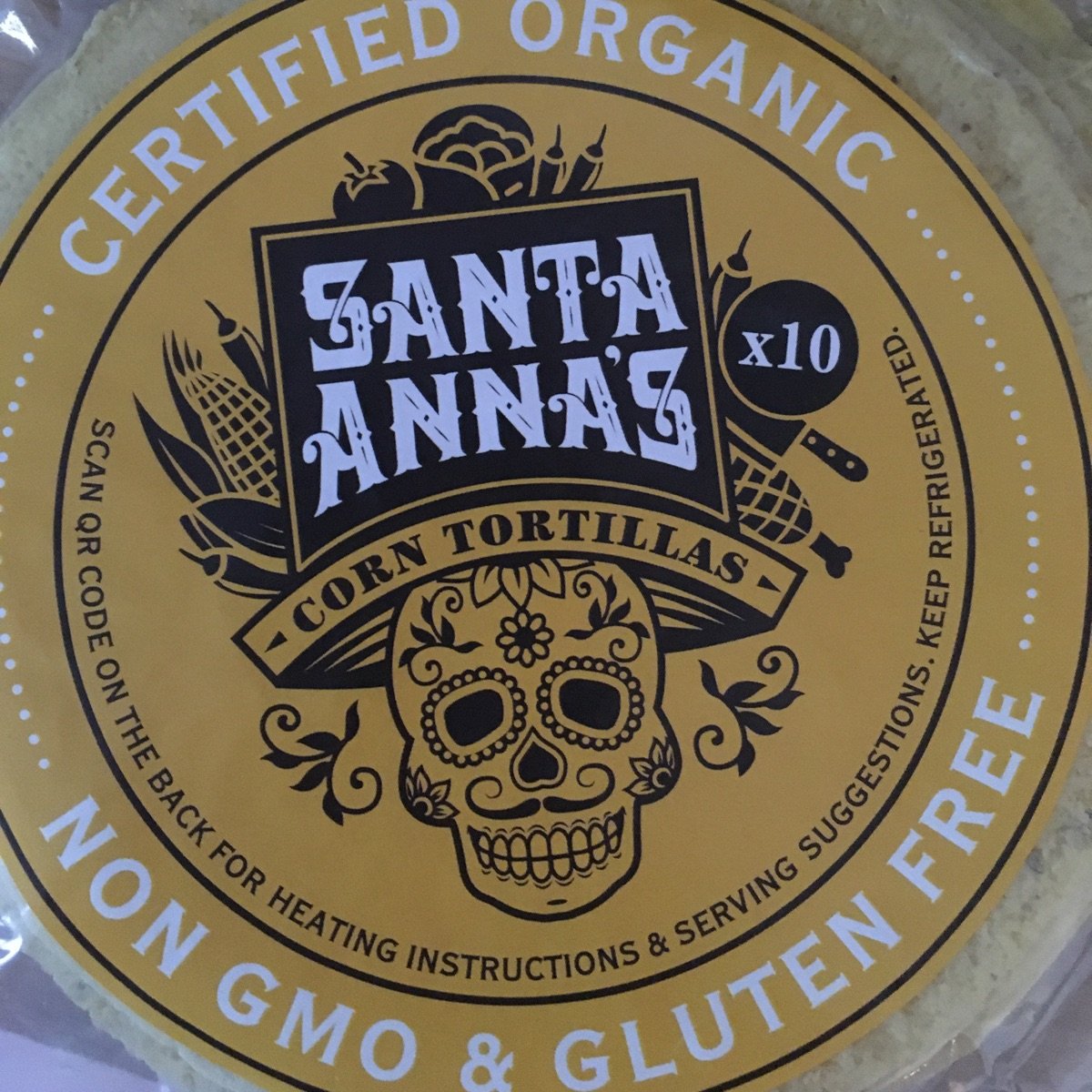 Organic Corn Tortillas from Santa Anna’s - Vegan Product Reviews ...