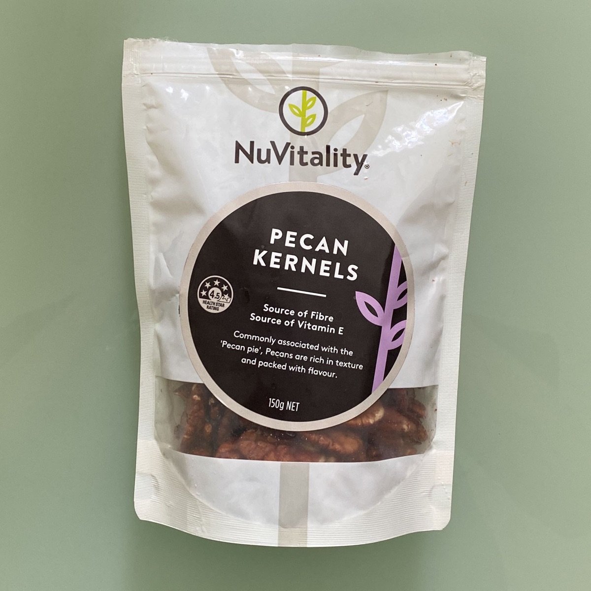 Pecan Kernels from NuVitality - Vegan Product Reviews & Ratings | abillion