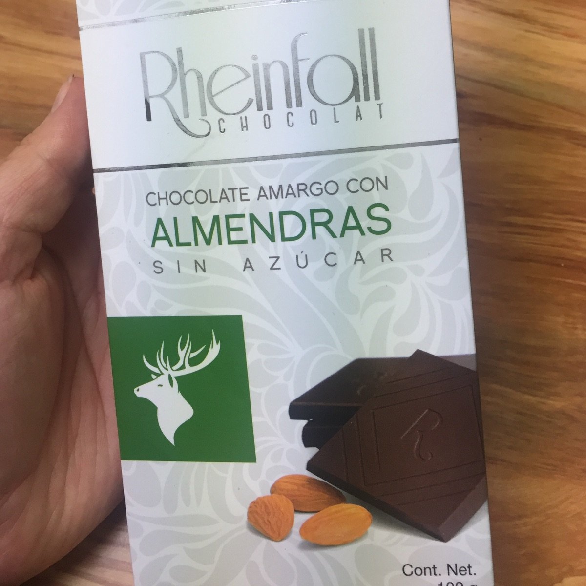 Chocolate Amargo Con Almendras Sin Azúcar from Rheinfall - Vegan ...