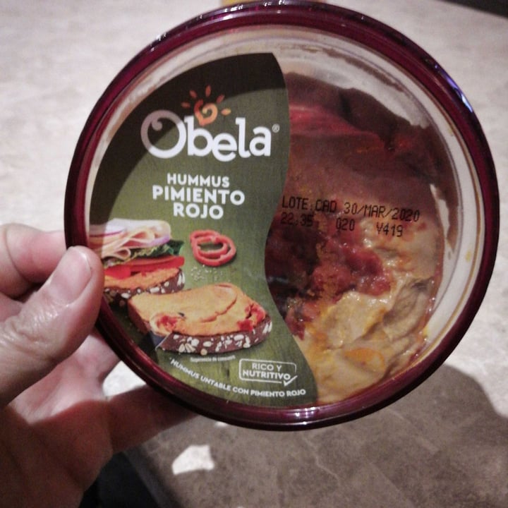 Obela Hummus Pimiento Rojo Review | abillion