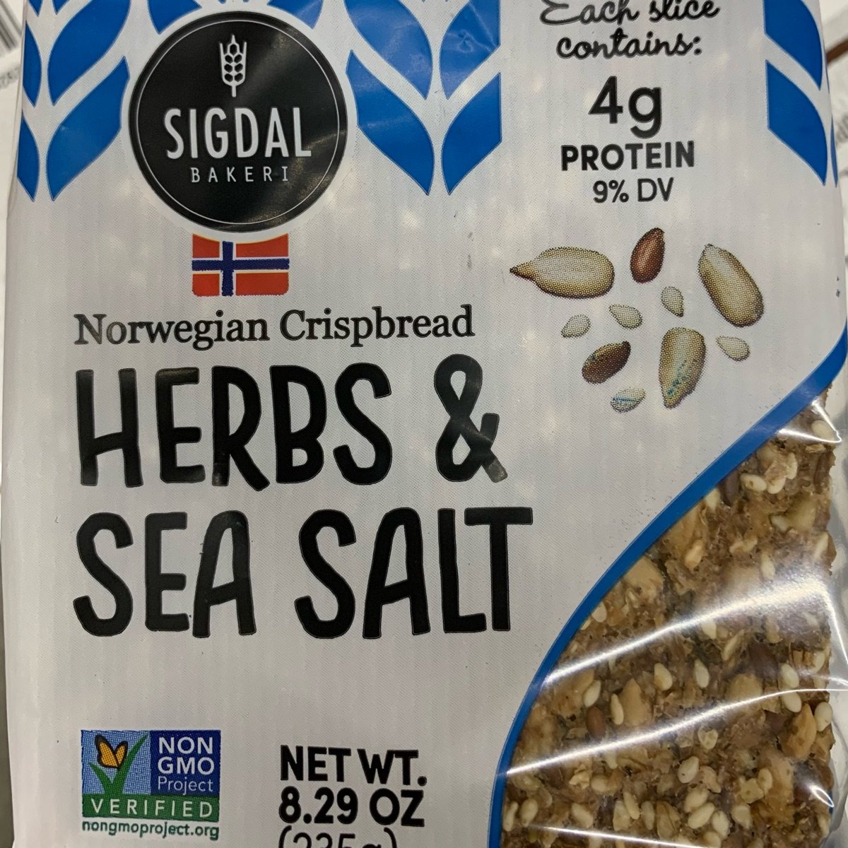 Herbs & Sea Salt Crispbread from Sigdal - Vegan Product Reviews ...