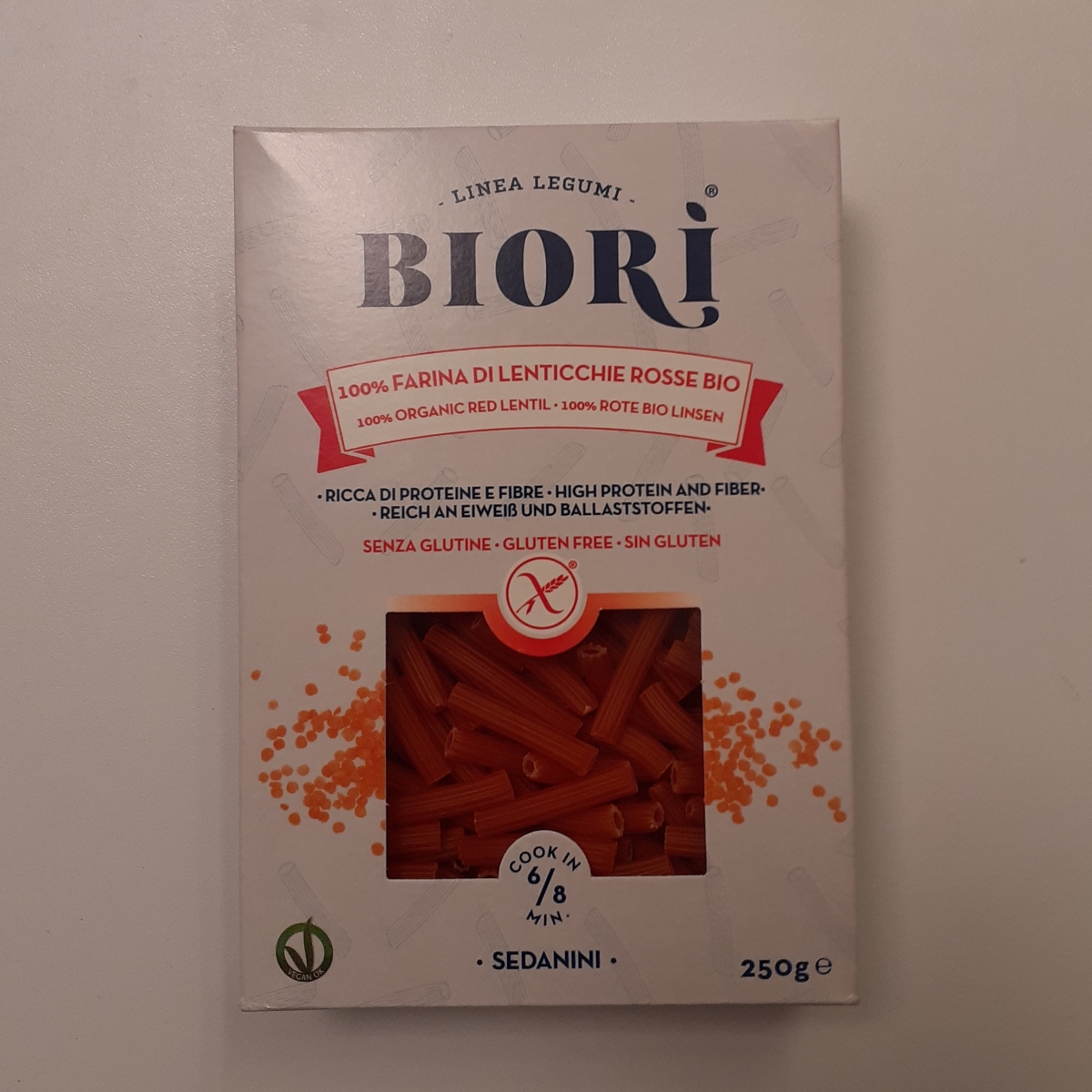 Pasta di lenticchie from Biori - Vegan Product Reviews & Ratings | abillion