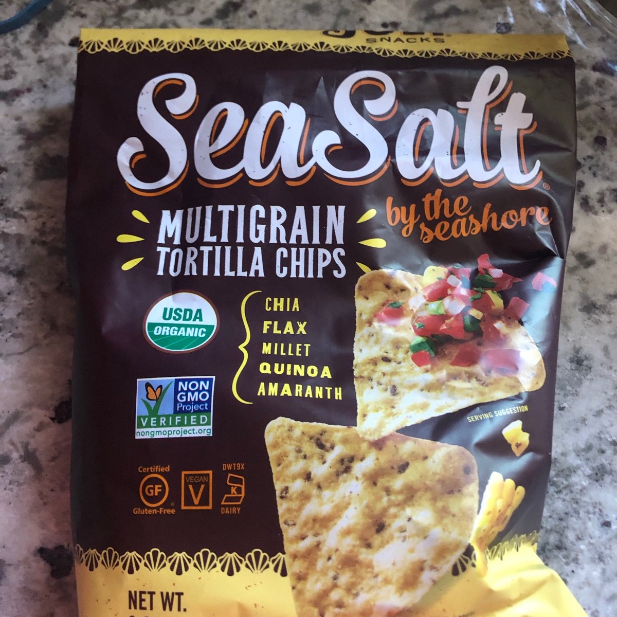 Sea Salt Multi Grain chips from Sea salt by the sea shore - Vegan ...