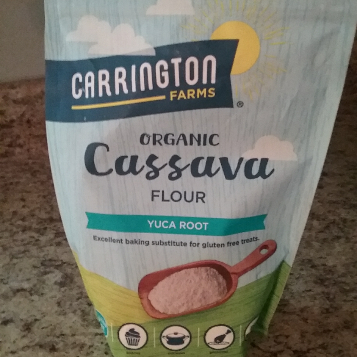 Organic Cassava Flour - Yuca Root from Carrington Farms - Vegan Product ...