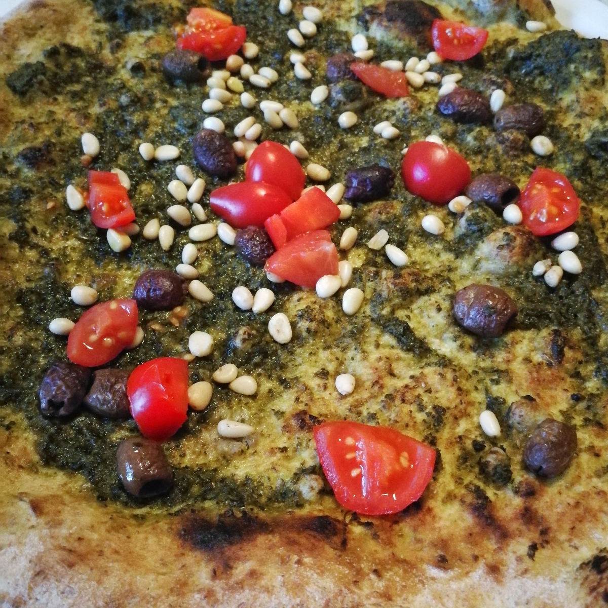 Pizza Ligure at La Veranda pizzeria da asporto, Milan - Vegan Dish ...