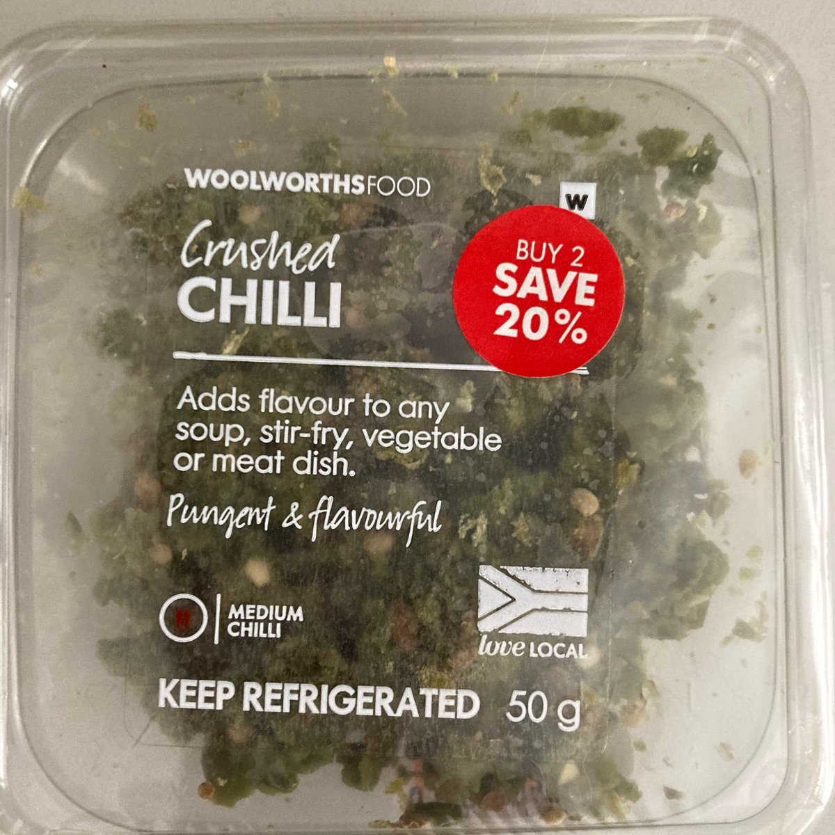 Crushed chilli from Woolworths Food - Vegan Product Reviews & Ratings ...