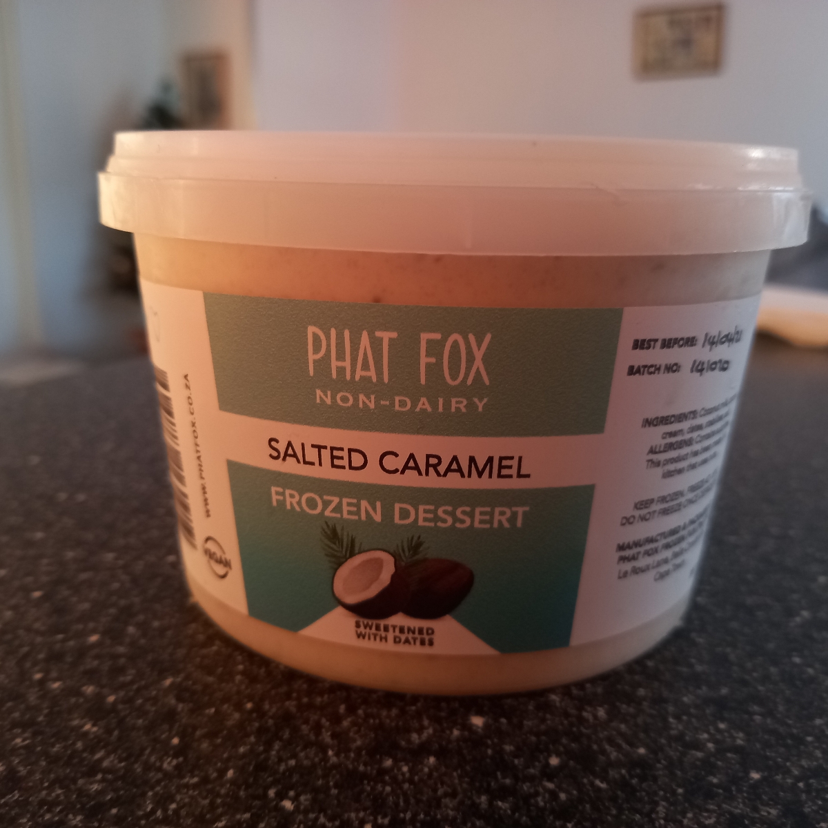 Salted caramel frozen dessert from Phat Fox - Vegan Product Reviews ...