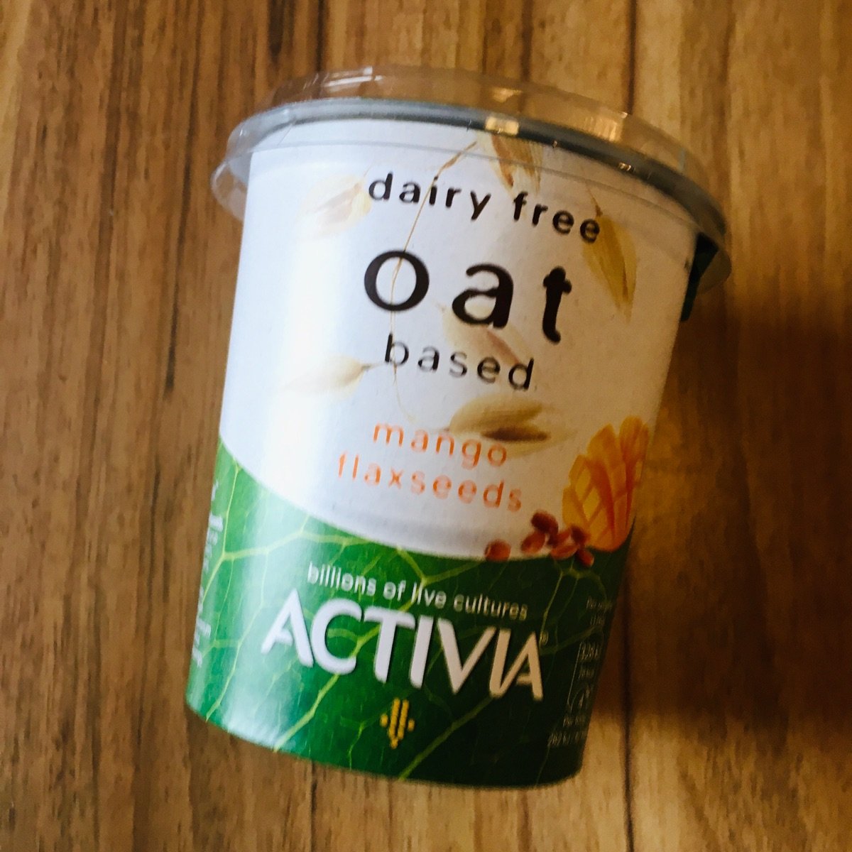 Dairy-Free Oat Based Mango And Flaxseeds from Activia - Vegan Product ...