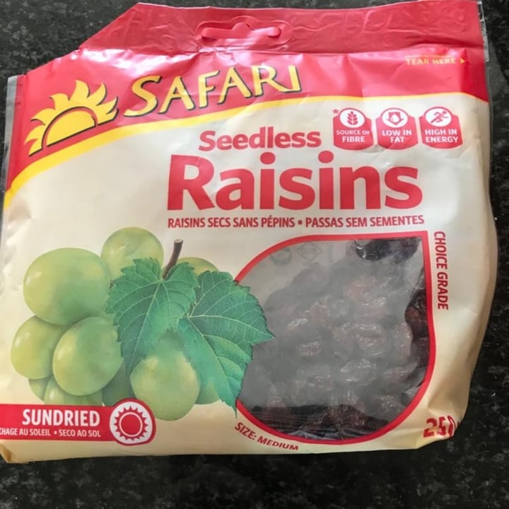 Safari Seedless Raisins Review | abillion